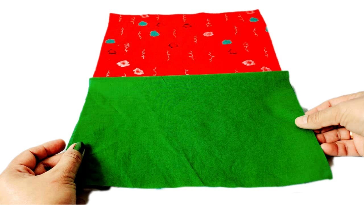 💟 Amazing Idea From 2 Pieces of Fabric Easy Sew in 10 Minutes / Sewing ...