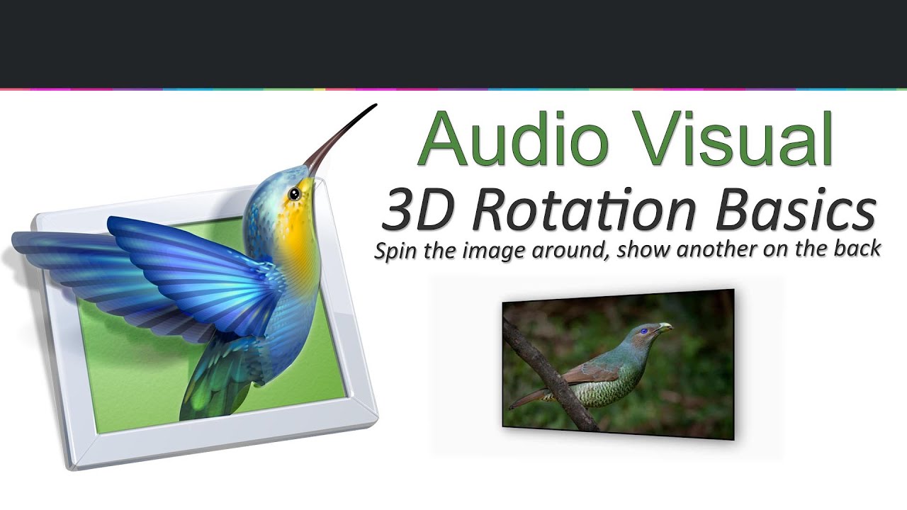 PTE AV Studio - Basic 3D Rotation - YouTube