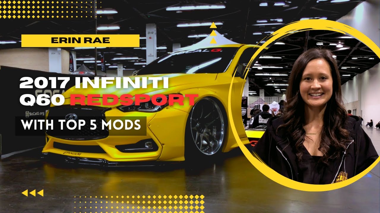 Customized Infiniti Q60 RedSport with Top 5 Mods - YouTube