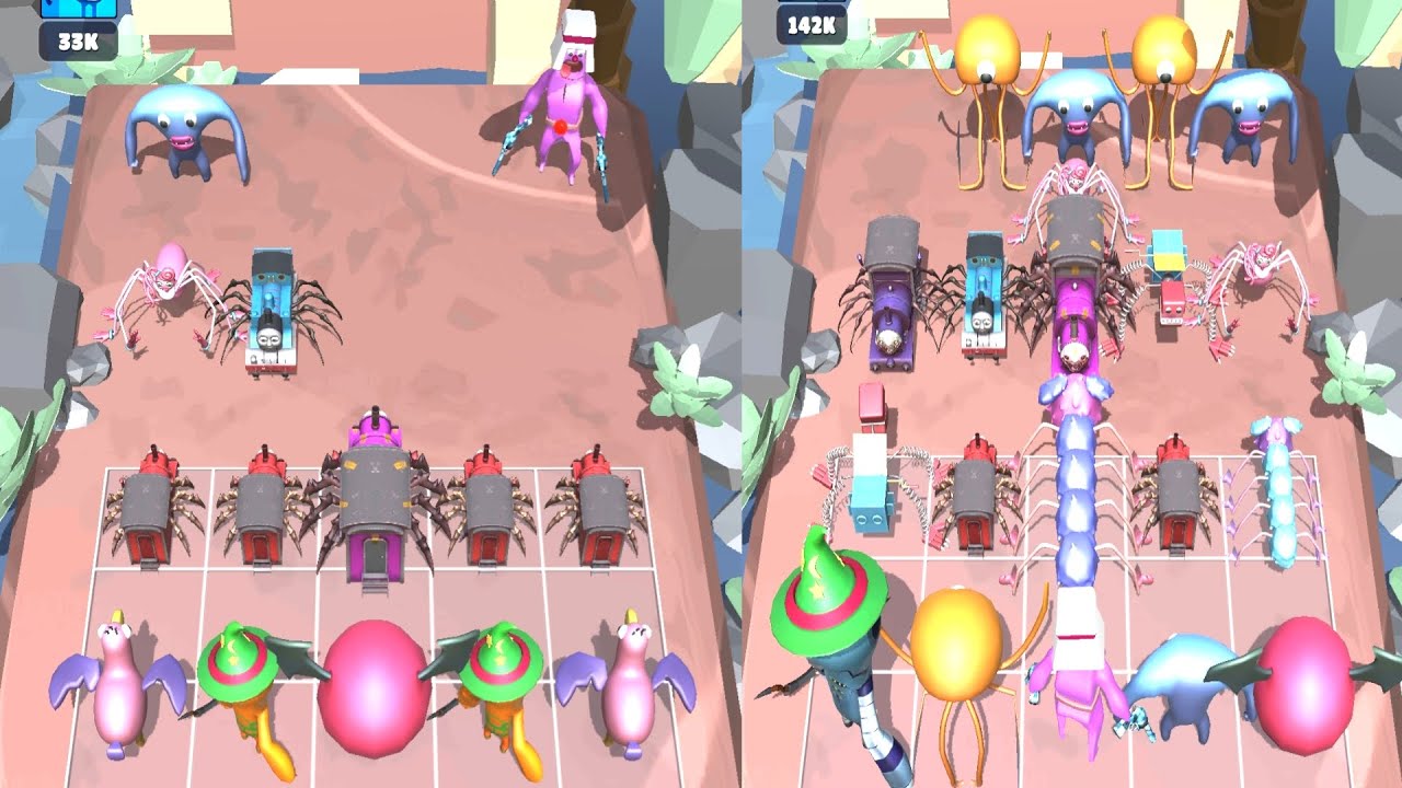 BanBam Merge Monster : Merge Master Garten 4, Merge Battel Mobile ...