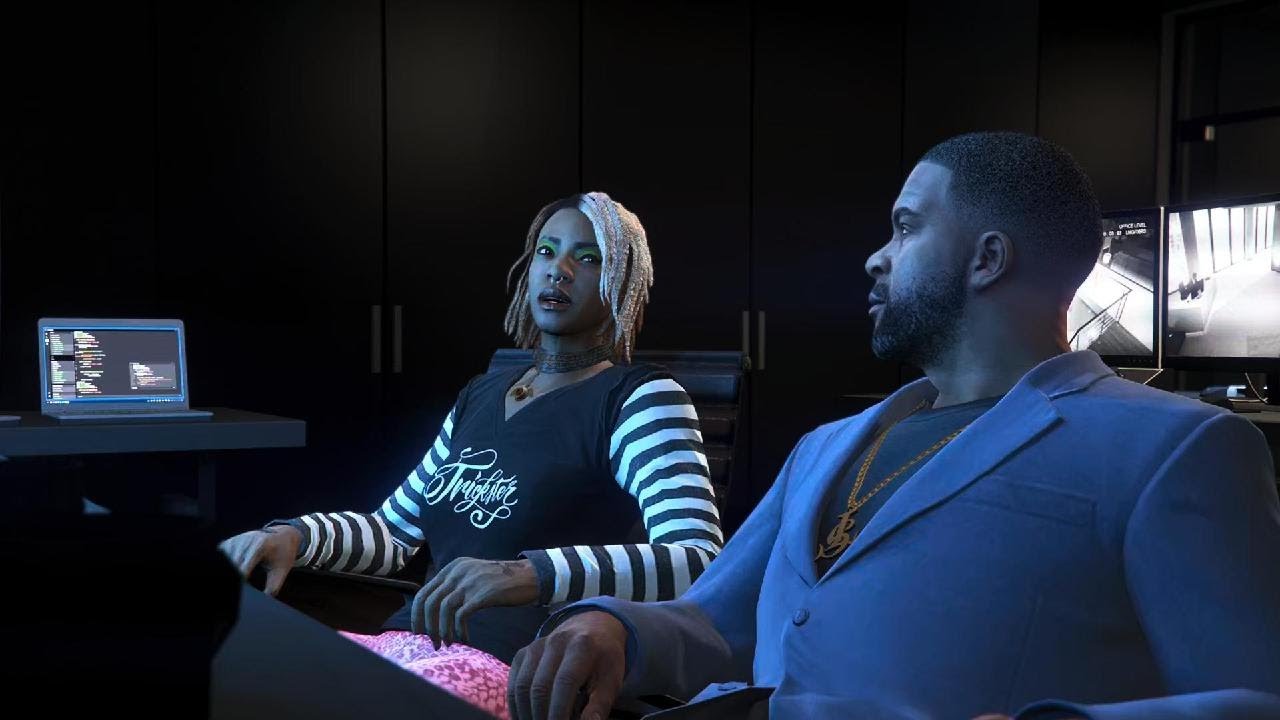 Grand Theft Auto V Franklin. Chop is high - YouTube