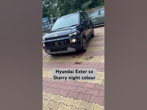 Hyundai Exter sx starry night colour #hyundai #exter #colour #suvcars #short #trending - YouTube