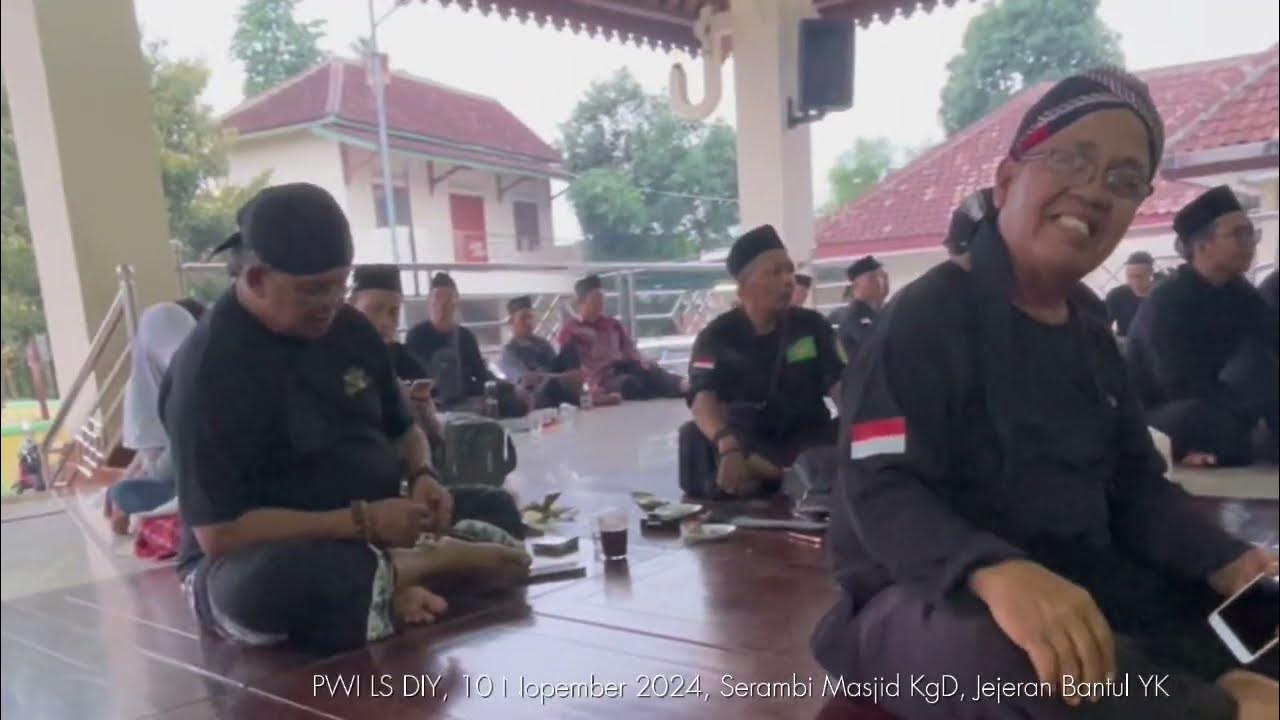 Umbul Dunga PWI LS DIY || rangkaian ngaji sejarah di masjid Jejeran Bantul - YouTube