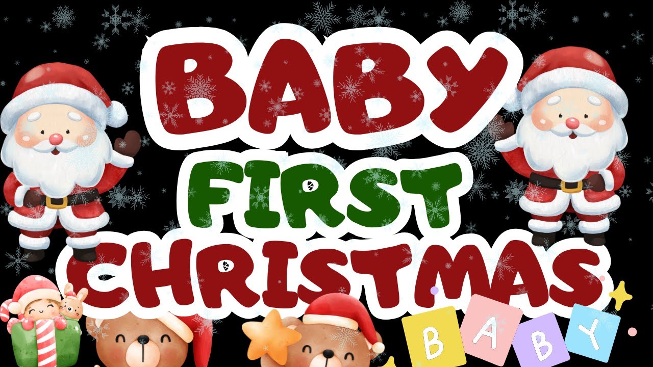 Baby's First Christmas! 🎄 Sensory Video with Dancing Christmas ...
