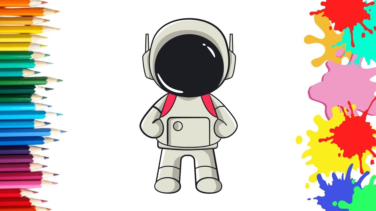 How to draw Astronout step by step easily. - YouTube