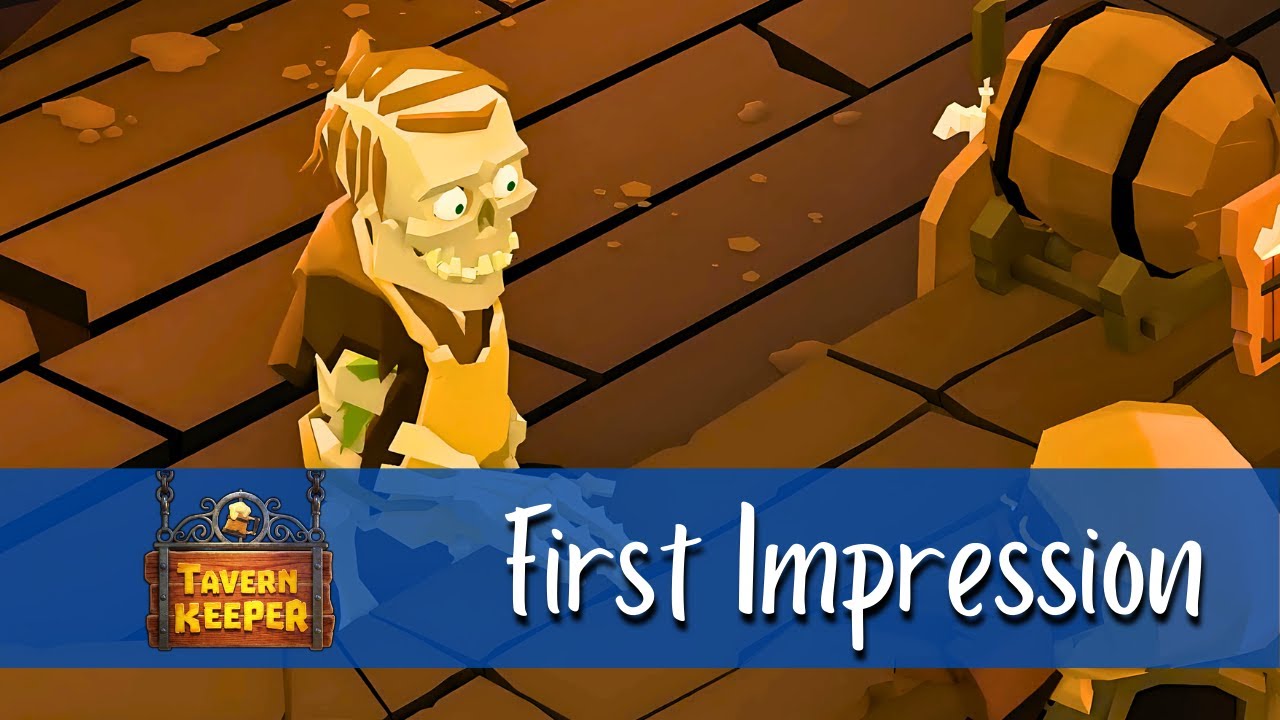 I've Got A Skeleton Barkeep! | Tavern Keeper Demo - YouTube