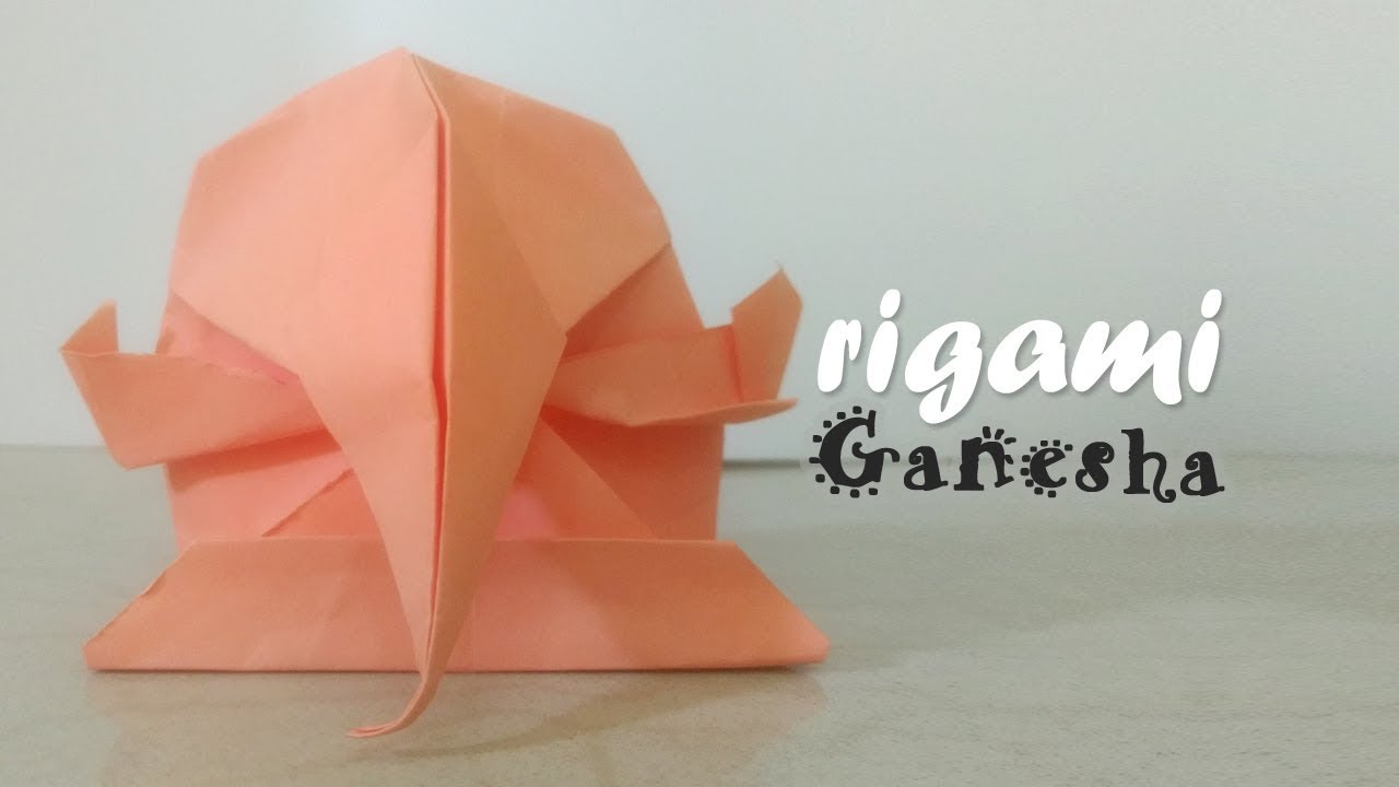 Origami Ganesha - How to make Ganpati from paper - YouTube