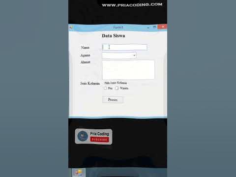 Cara Menggunakan RadioButton Pada VB.Net | VB.Net Tutorial #shorts #vbnet #tricks - YouTube