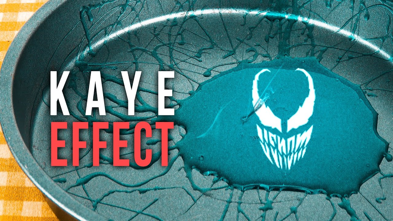 Venom - Symbiote Like Effect 😲 Amazing Kaye Effect Physics Science Experiment in 4k Slow Motion ...