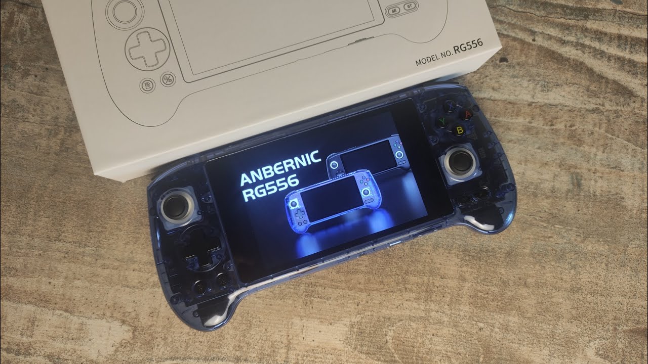 Anbernic RG556 - Распаковка и первое впечатление - YouTube