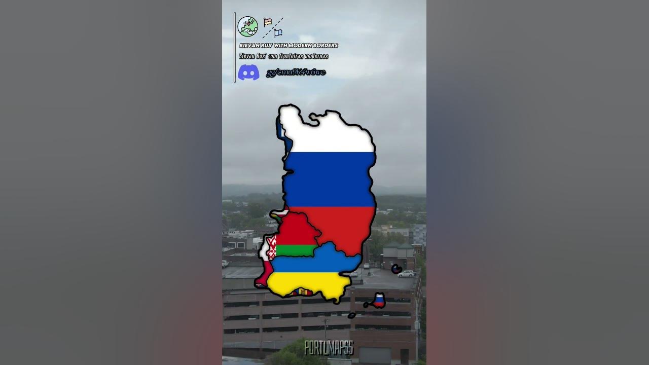 Kievan Rus With Modern Borders Youtube