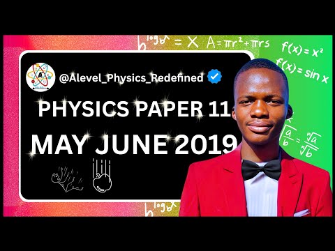 AS LEVEL PHYSICS 9702 PAPER 1 May june 2019|| Paper 11 || 9702/11/M/J ...