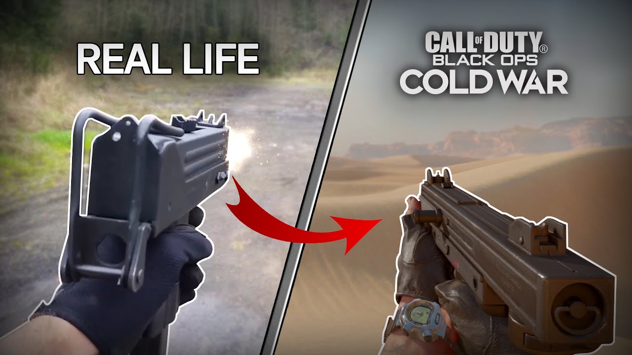 CoD Cold War Weapons VS REAL LIFE Weapons Comparison || Call of Duty ...