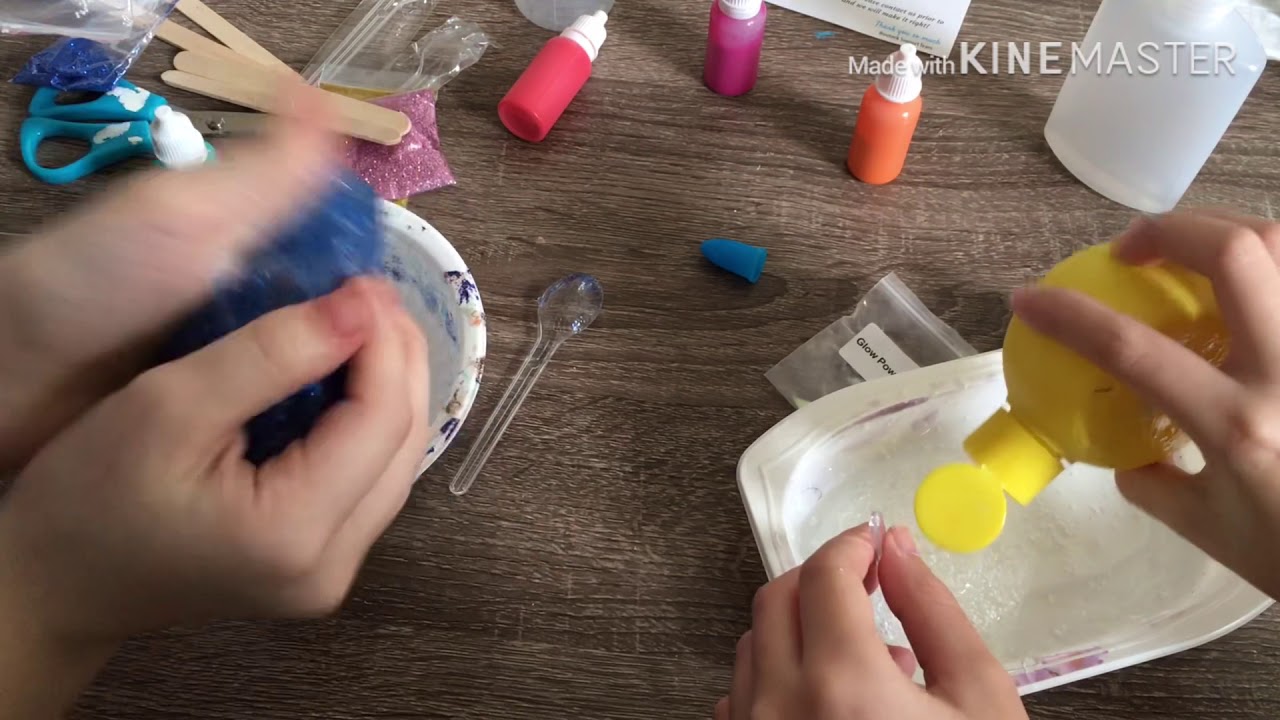 Slime review | aka us dying over the smell of this slime - YouTube