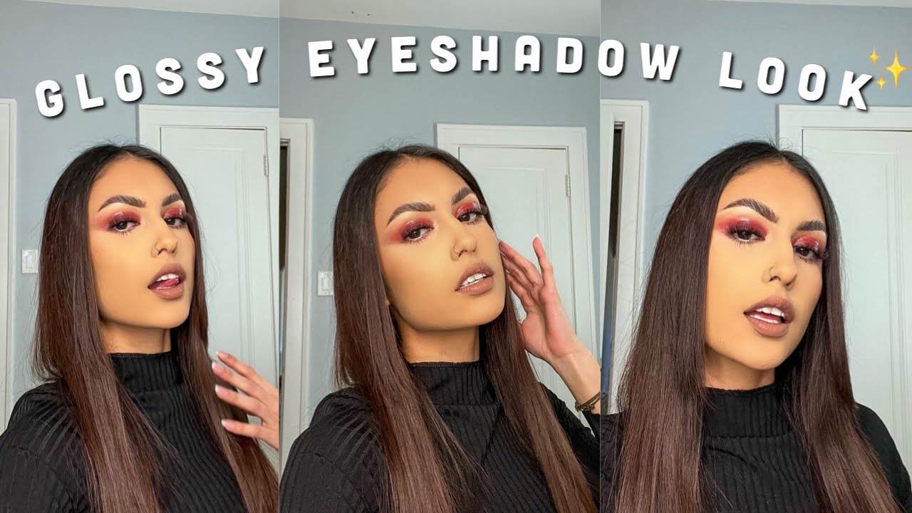 GLOSSY EYESHADOW MAKEUP TUTORIAL | Julissa Rojas - YouTube