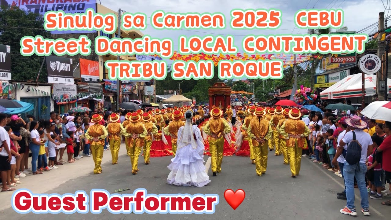 Sinulog sa Carmen 2025 SAN ROQUE guest Street Dancing LOCAL CATEGORY ...
