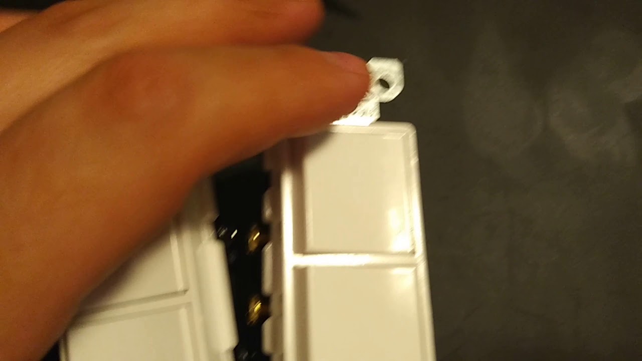 Leviton 5634-W - Dual Decora Momentary Action - YouTube