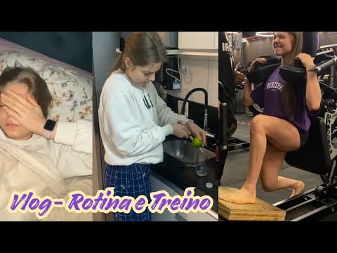 Vlog- Rotina da manhã e treino de inferiores! ATLETA BIKINI👙🔥