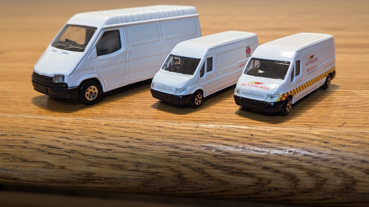 New Corgi Ford Transit vans collection - YouTube