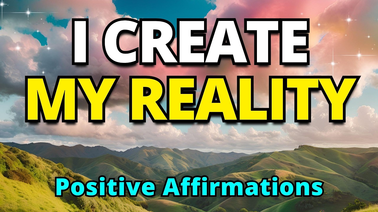I Create My Reality | Positive Gratitude Affirmations For Abundance and ...