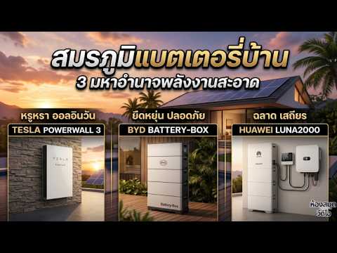 3 มหาอำนาจ Tesla vs BYD vs Huawei แบตเตอรี่บ้าน! - YouTube