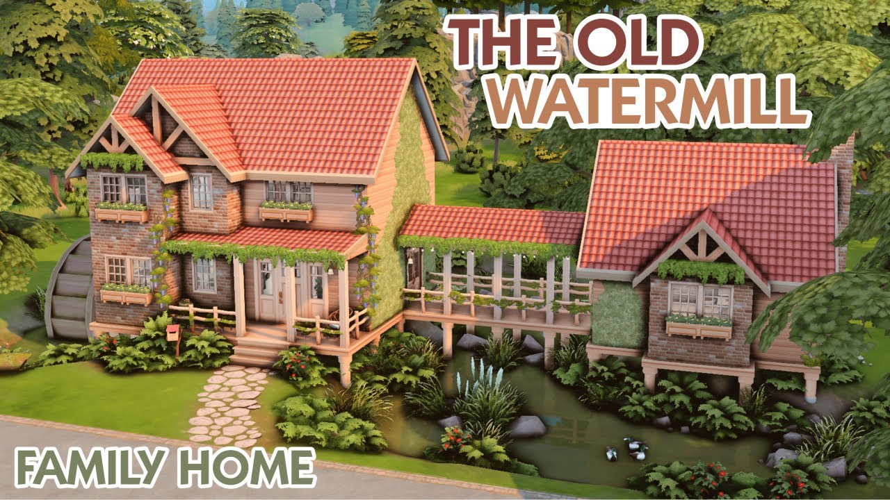 The Old Watermill 🍄🌿 || The Sims 4 Speed Build - YouTube The Old Watermill 🍄🌿 || The Sims 4 Speed Build - YouTube