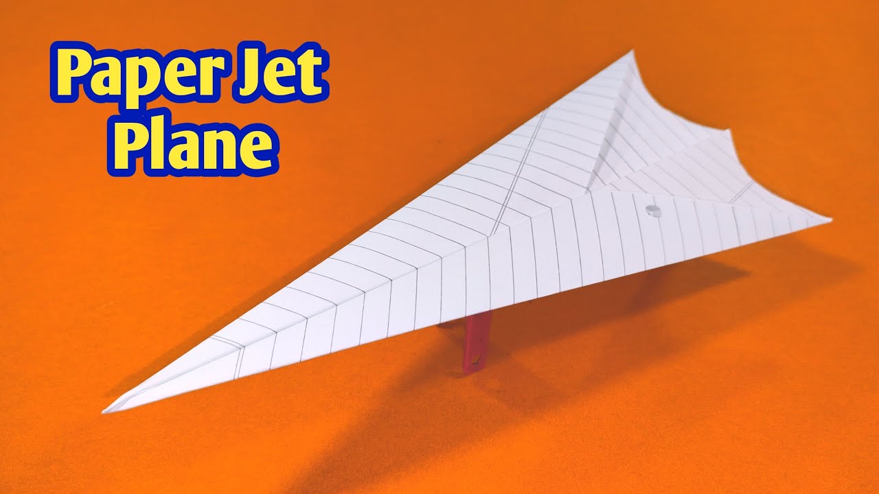 How To Make an Jet Plane Out Of Paper | Origami Paper Plane | DIY ...