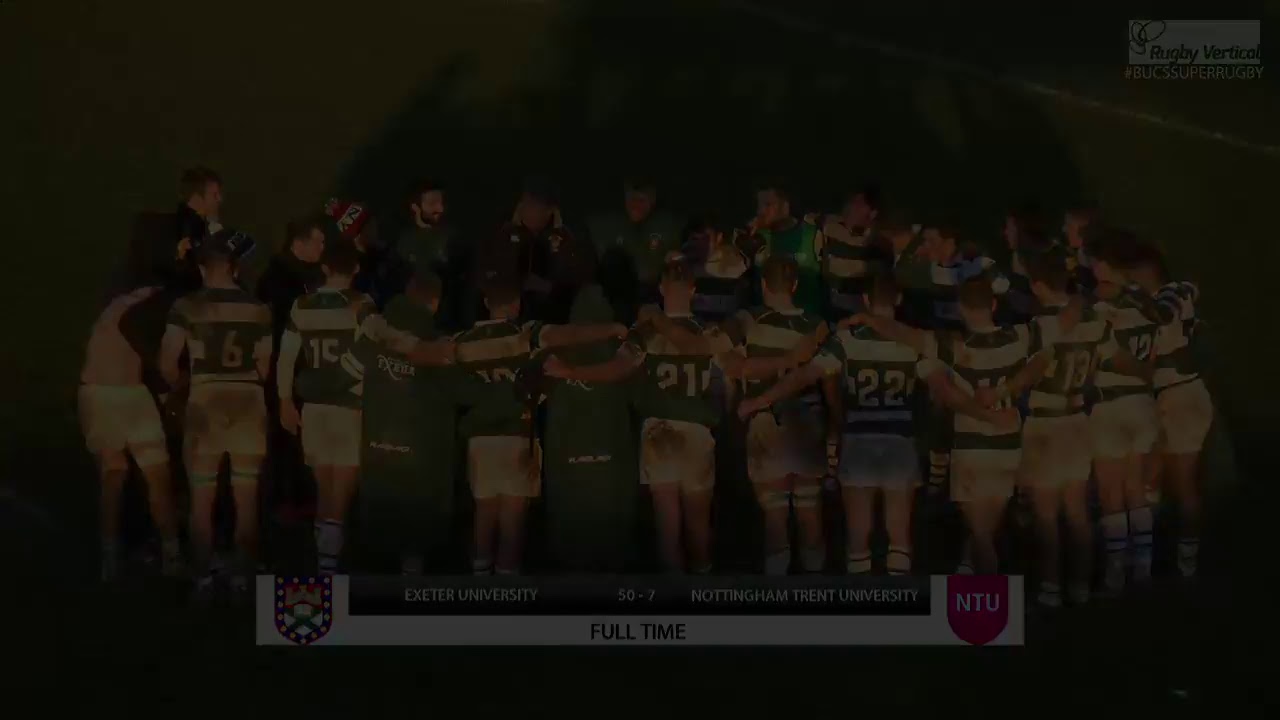 LIVE BUCS SUPER RUGBY: Exeter Vs Nottingham Trent 291117 - YouTube