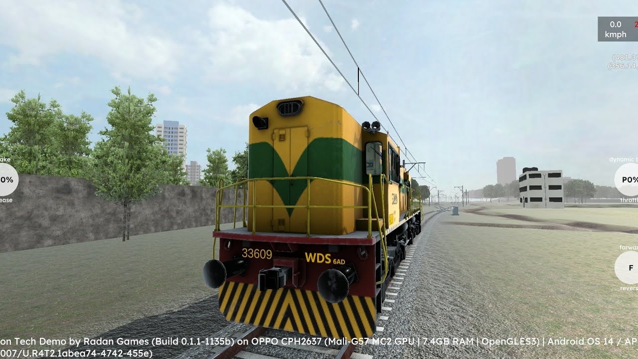 RG Train Tech Demo Gameplay |Realistic Train Sim Experience🚆|SIMULATION ...