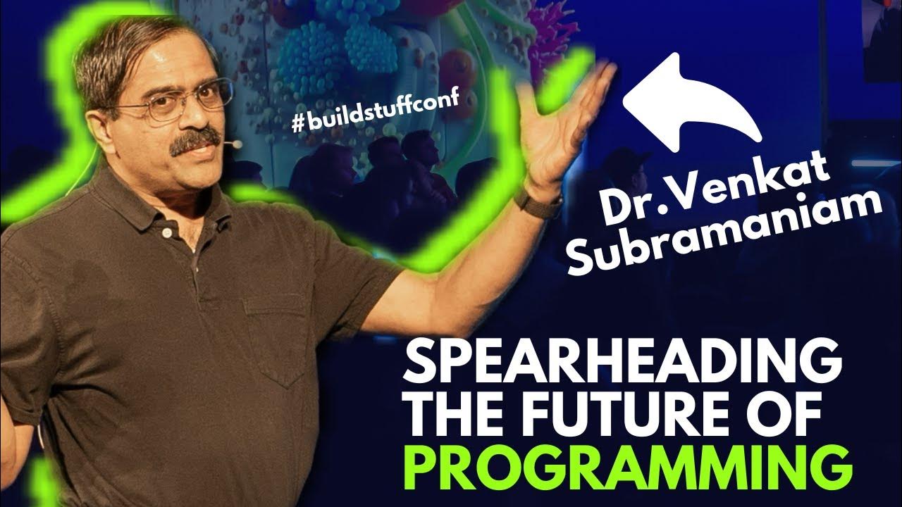 Dr.Venkat Subramaniam - Spearheading the future of programming | Build Stuff 2023 - YouTube