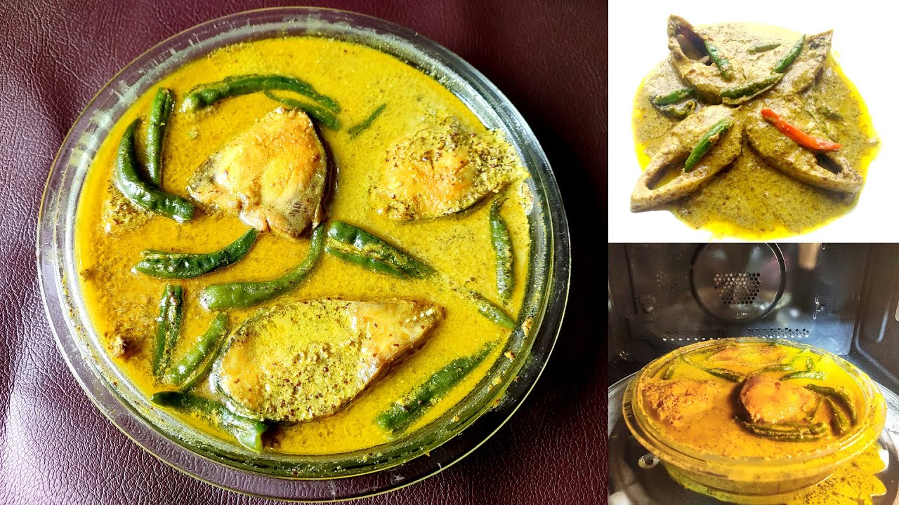 Sorisha ilish recipe in microwave oven - YouTube