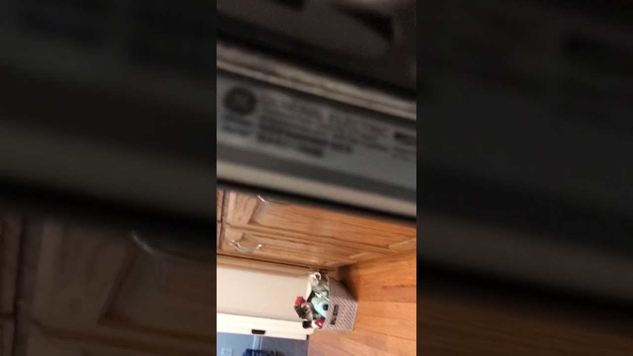 WD08X10093 GE dishwasher door seal part 1 - YouTube