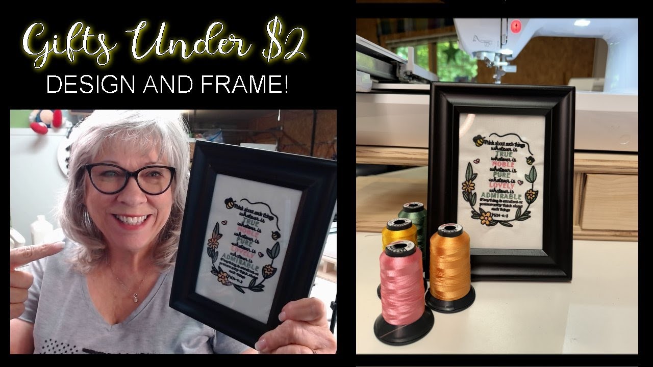 Embroidery Gifts For Less Than $2 - Includes Design And Dollar Tree ...