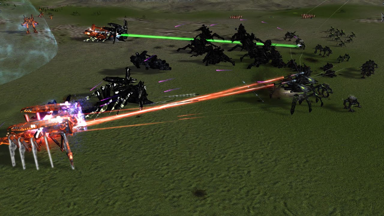 Cybran vs Seraphim - LOUD AI - 4K Quality - Supreme Commander Forged ...