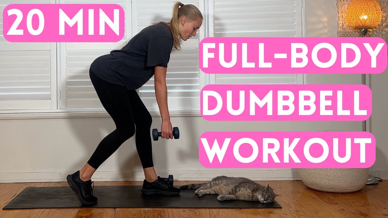 FULL-BODY DUMBBELL WORKOUT (Dumbbells required) - YouTube