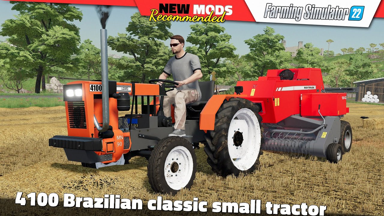 FS22 | 4100 Brazilian classic small tractor - Farming Simulator 22 New ...