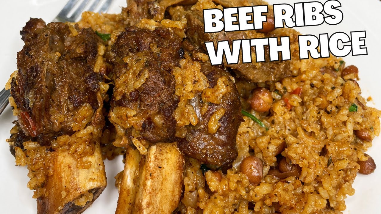 Delicious Beef Short Rib With Rice & Peas|| Perfect for Dinner| - YouTube