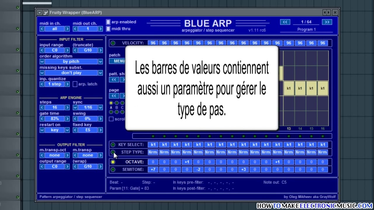 Blue Arp Mode d'emploi - YouTube