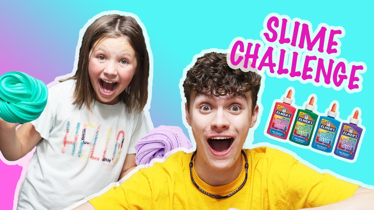 SLIME Challenge | Simon Says SLIME Challenge | SIS vs BRO - YouTube