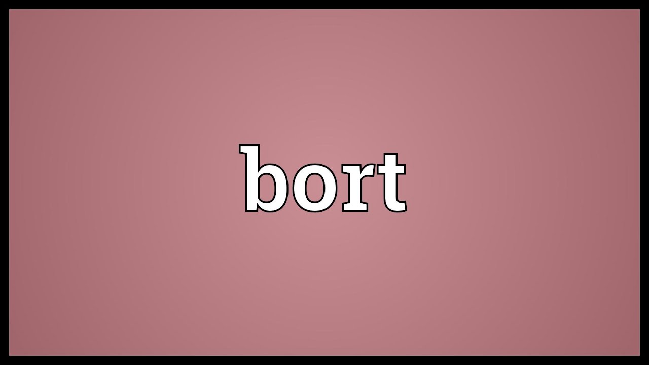 Bort Meaning - YouTube