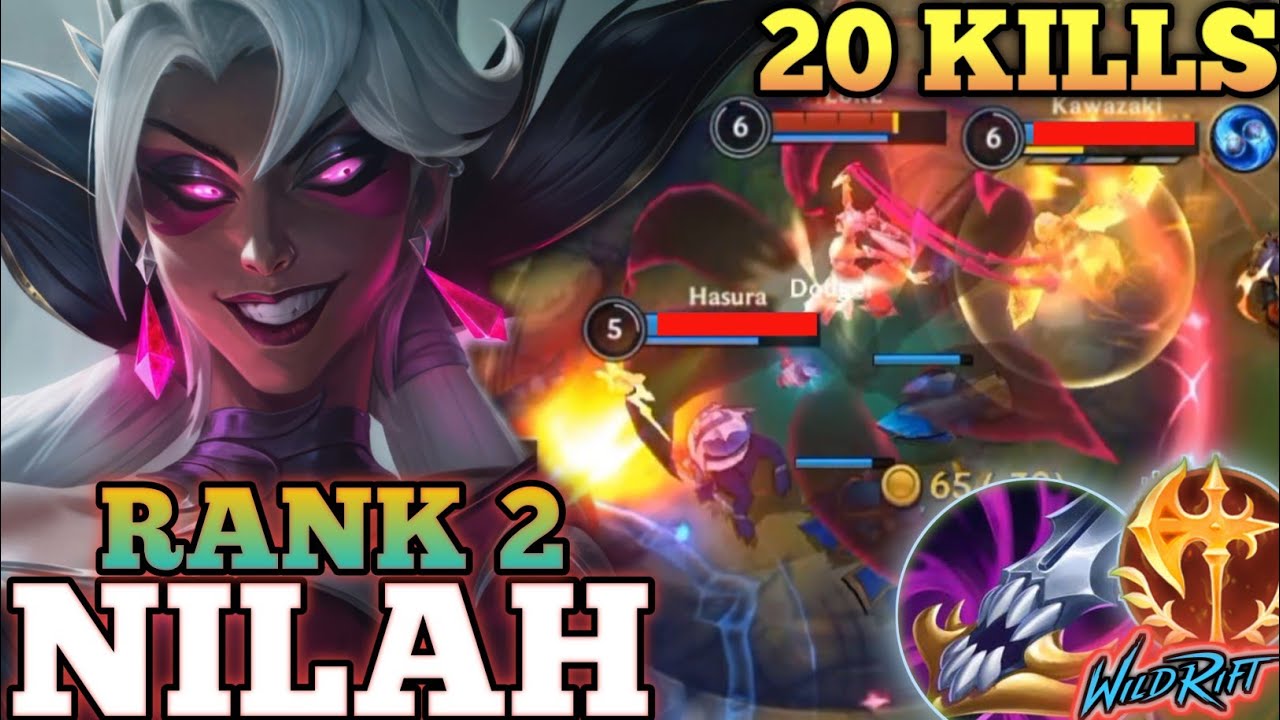 NILAH CRAZY 20 KILLS MVP PLAY! UNDERRATED ONE SHOT BUILD - TOP 2 GLOBAL ...