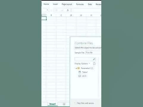 How to combine more than one Excel sheet into one sheet using ...