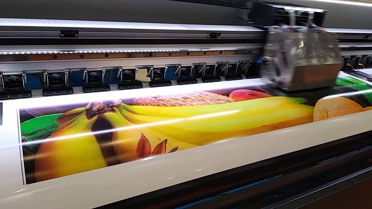 SinoColor Eco Solvent Printer SJ-1260C - YouTube