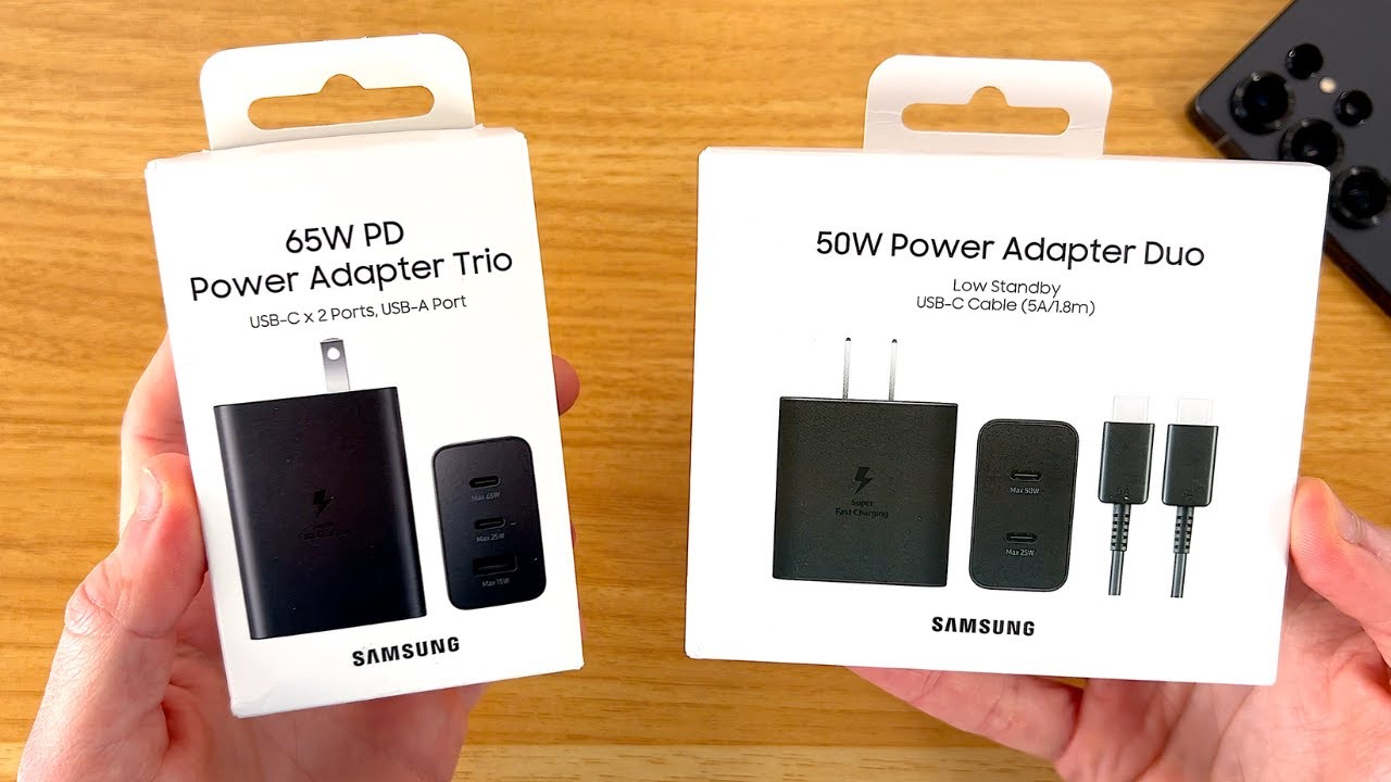 Samsung's BEST Chargers (50W Duo & 65W Trio Power Adapters) - YouTube