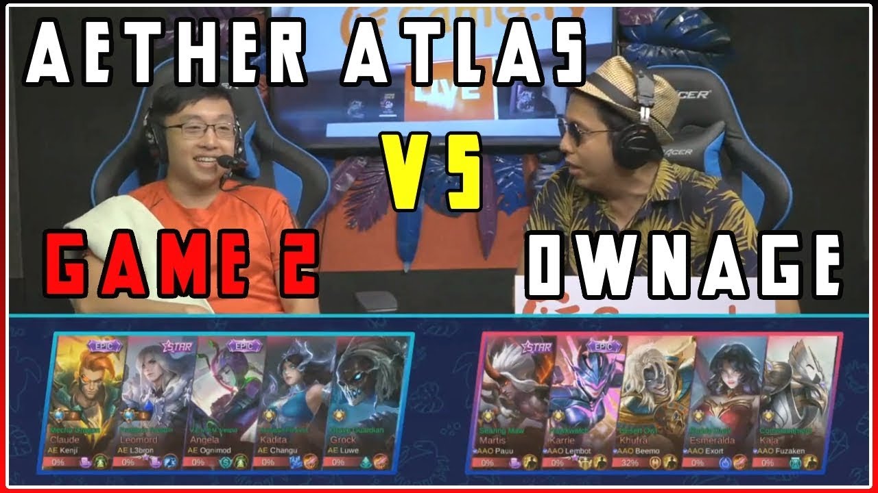 [GAME2] Aether Atlas vs Ownage | MPL - PH Season 3 - W5D1 - YouTube
