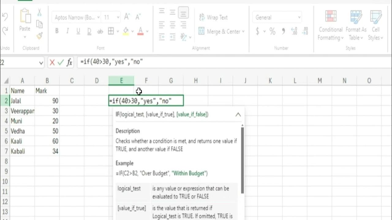 Master Excel IF Function in 60 Seconds! | Quick Excel Tips - YouTube