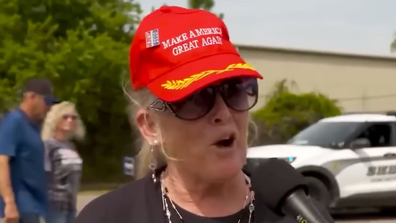 Unhinged Trump Supporters Spewing Nonsense Outside South Carolina Rally ...
