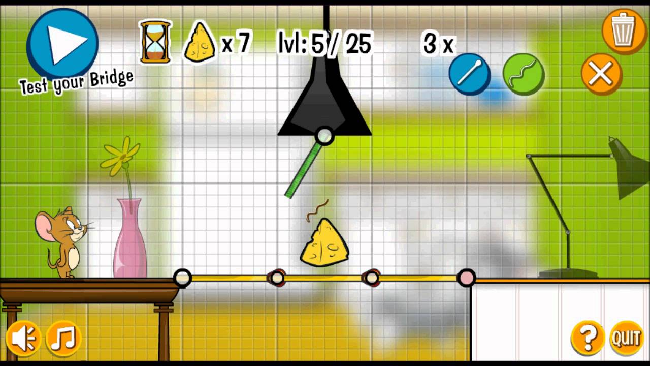 Tom And Jerry Rig A Bridge Level 5/25 - YouTube