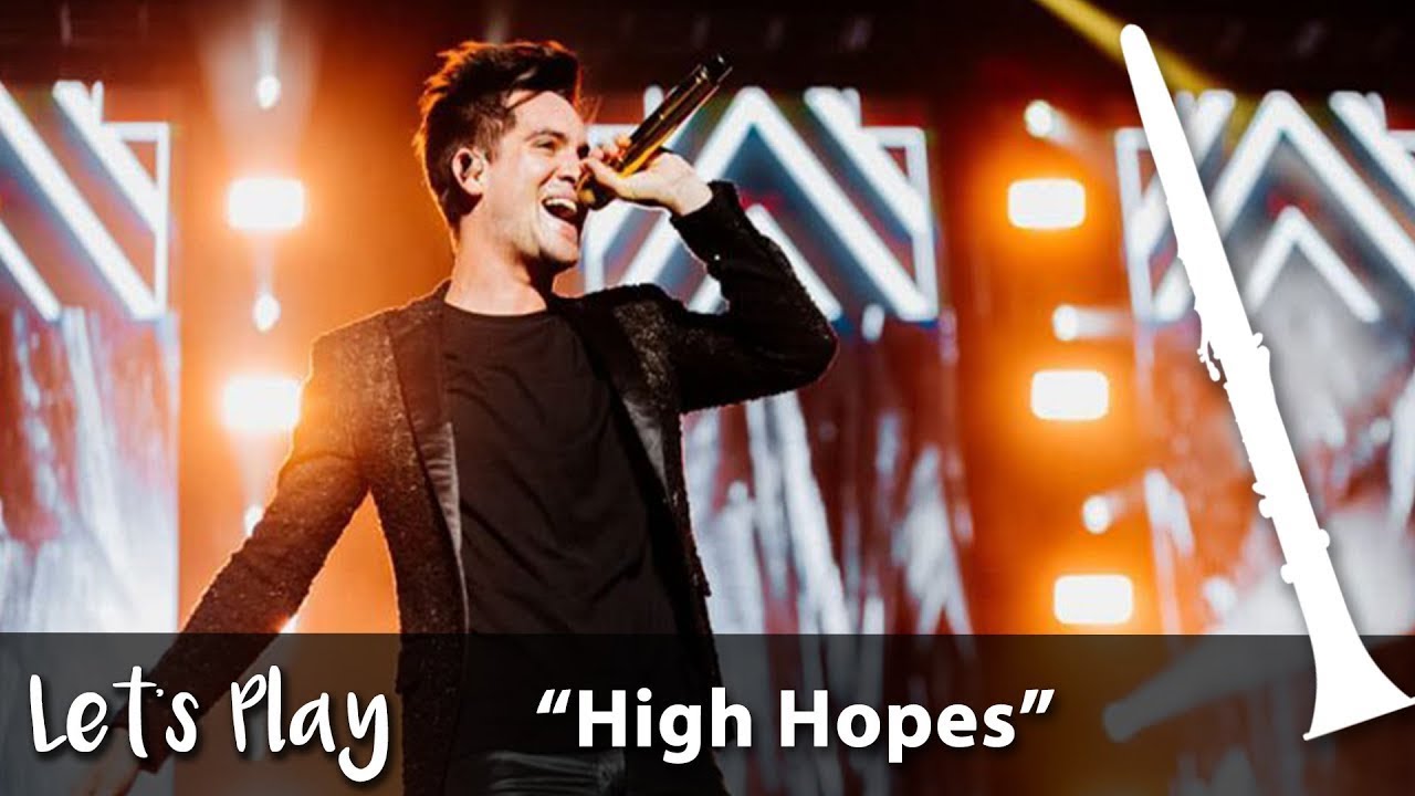 Clarinet "High Hopes" by Panic! At The Disco, EASY Sheet Music - YouTube