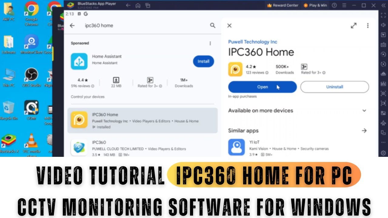 IPC360 Home for PC | Install IPC360 Home for PC App on Windows OS - YouTube